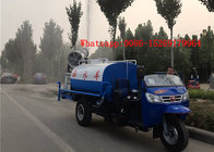 QUALITY Material china new diesel engine 3-wheel 18hp 2m3 water tank truck