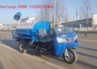 QUALITY Material chinese new condition cheap 3-wheel 18hp 2m3 water tanker truck price