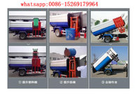 QUALITY Material china tri wheeler type 22 horsepower 5ton capacity garbage truck for sale